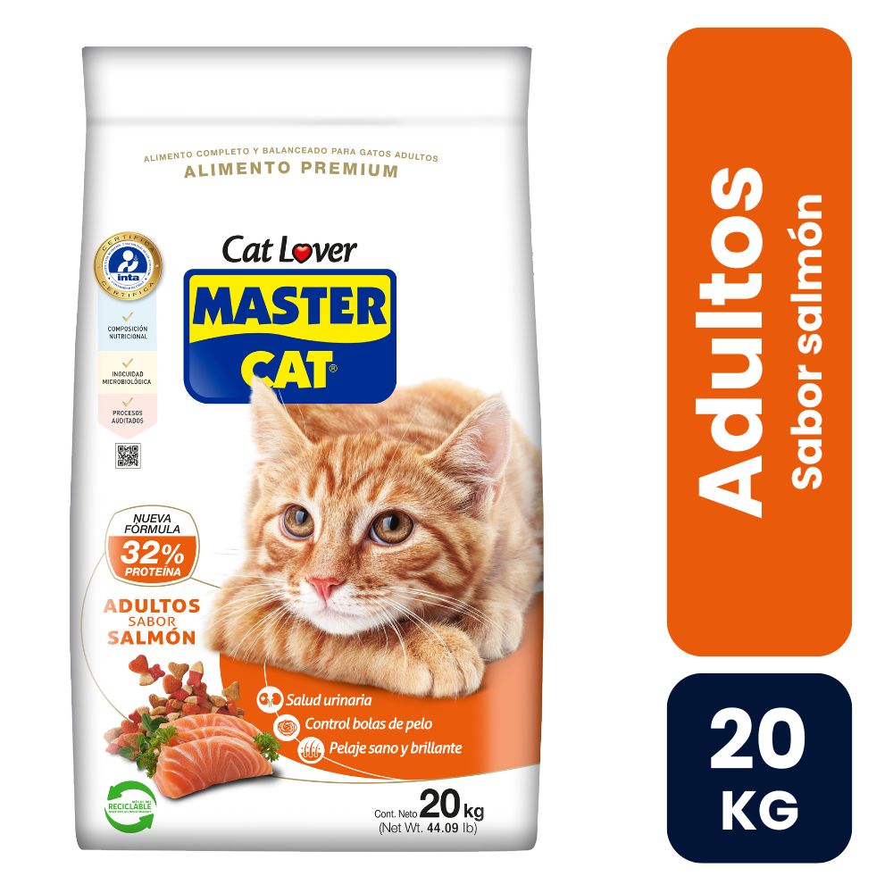 Master Cat Adulto Salmón 20kg - Allendes Hnos.